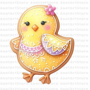 Easter Clipart, Easter Gingerbread Clipart, Easter Sublimation, Easter ...