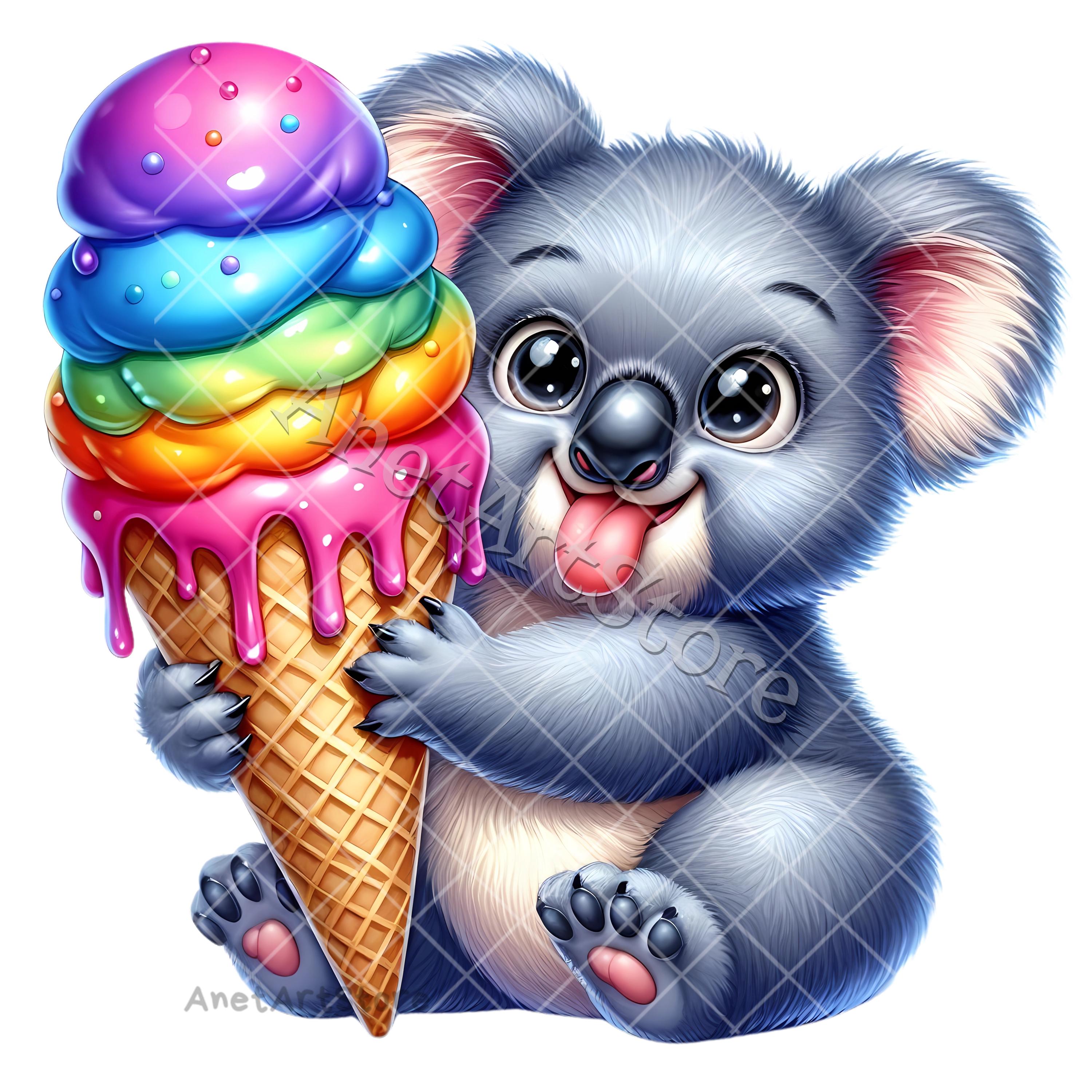 Summer Clipart Ice Cream Clipart Rainbow Clipart Elephant Clipart Zebra ...