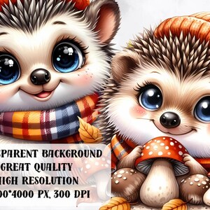 Hedgehog Clipart, Hedgehogs Clipart, Autumn Clipart, Fall Clip Art ...