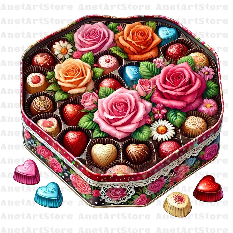 Valentine Clipart Valentine Chocolate Clipart Valentine's Day Valentine ...