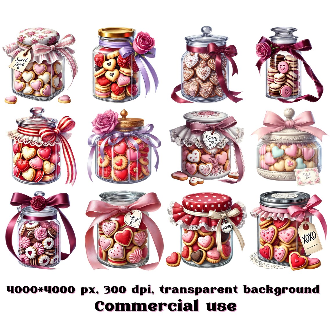 Valentine Clipart Valentine Cookie Clipart Valentine's Day Valentine ...