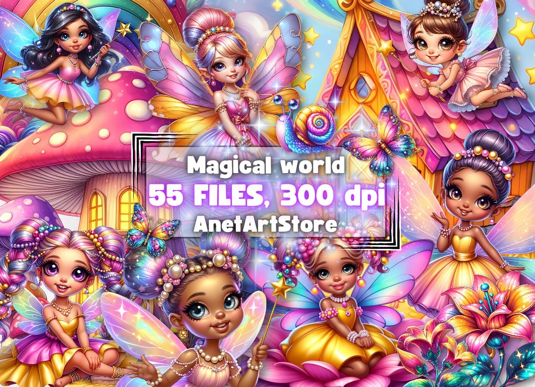 Fairy Clipart, Fairies Clipart, Fairy Png, Fairy Tale Clipart, Fairy ...