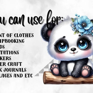 Pandas Clipart, Cute Baby Boy Pandas Png, Little Pandas Clip Art ...