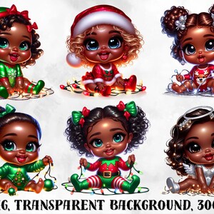 Cute Christmas Babies PNG Bundle, Baby Png, Nursery Png, Christmas Clip ...