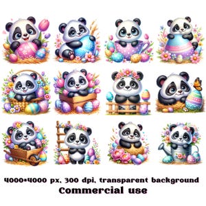 Easter Clipart, Easter Panda Png, Easter Egg Clip Art, Easter ...