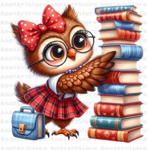 Back to School Png Owl Clipart Owl Clipart Owl Png, Owls Png ...