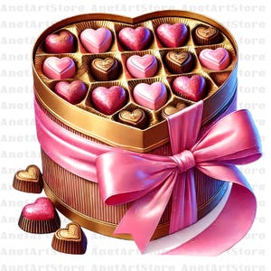 Valentine Clipart Valentine Chocolate Clipart Valentine's Day Valentine ...