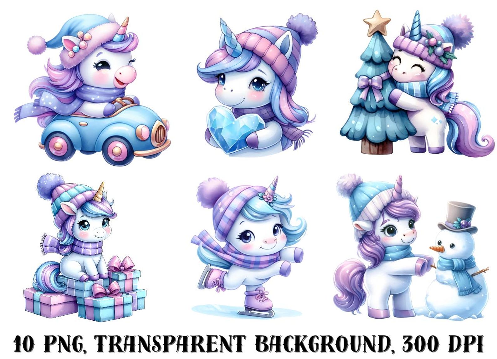 Unicorn Clipart, Unicorn Png, Unicorn Clip Art, Christmas Unicorn ...