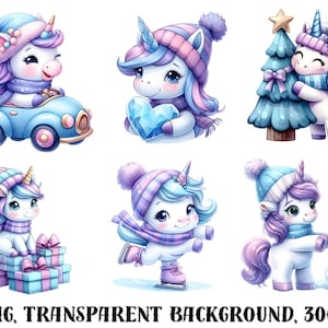 Unicorn Clipart, Unicorn Png, Unicorn Clip Art, Christmas Unicorn ...