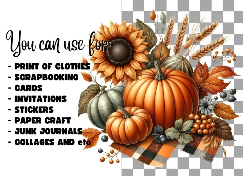 Pumpkin Clipart Fall Pumpkin Png Pumpkin Patch Graphic Autumn Clipart ...
