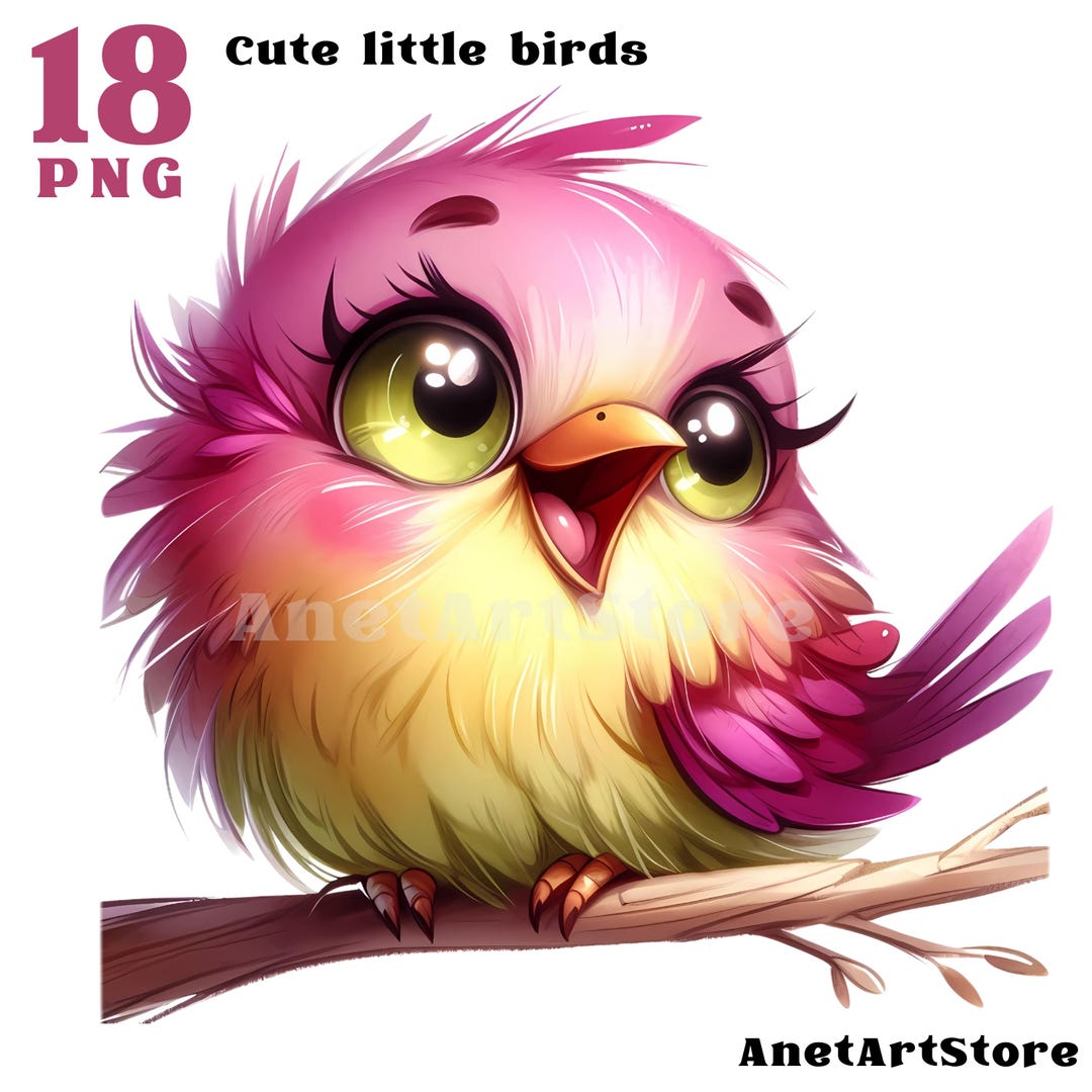 Bird Clipart, Cute Birds Clipart, Little Bird Clip Art, Bird Png ...
