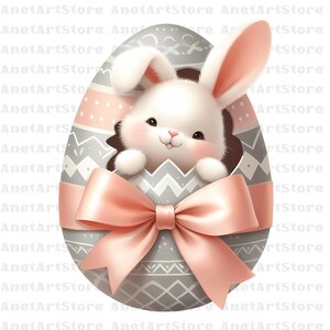 Easter Bunny Clipart, Easter Egg Clipart, Easter Sublimation, Easter ...