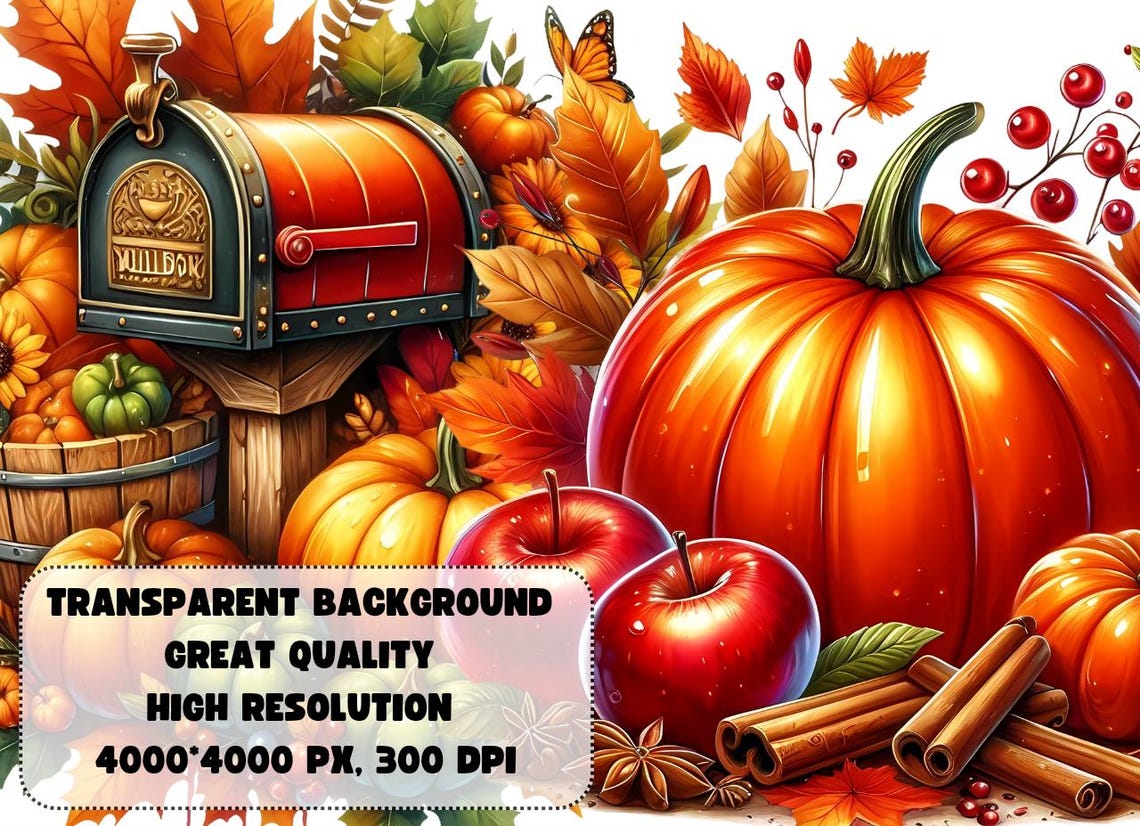 Pumpkin Clipart Fall Pumpkin Png Pumpkin Patch Graphic Autumn Clipart ...