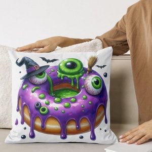 Donut Clipart, Halloween Donut Png, Spooky Clipart, Donuts Clipart ...