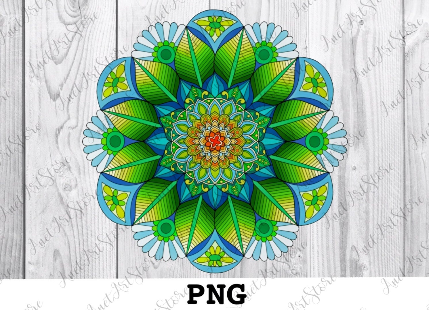 Art & Collectibles Digital Drawing & Illustration Mandala PNG Printable ...
