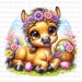 Cute Farm Animals Clipart Easter Clipart Farmhouse Illustration Easter ...