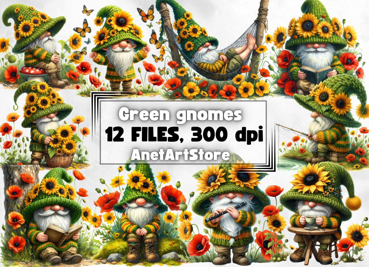 Gnome Clipart, Gnomes Clipart, Gnome Png, Magic Clipart, Mag Clipart, B ...