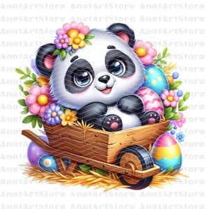 Easter Clipart, Easter Panda Png, Easter Egg Clip Art, Easter ...