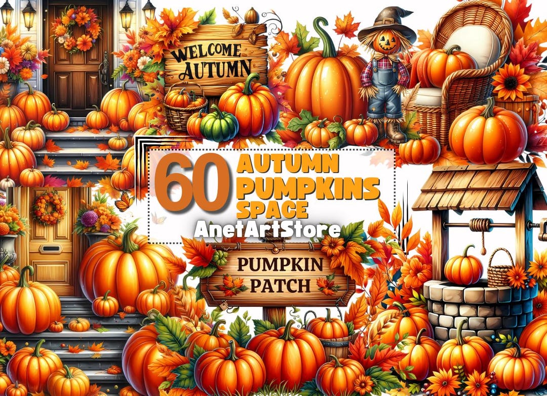 Pumpkin Clipart Fall Pumpkin Png Pumpkin Patch Graphic Autumn Clipart ...