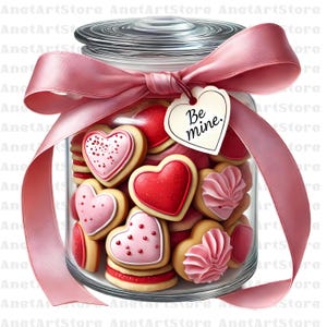 Valentine Clipart Valentine Cookie Clipart Valentine's Day Valentine ...