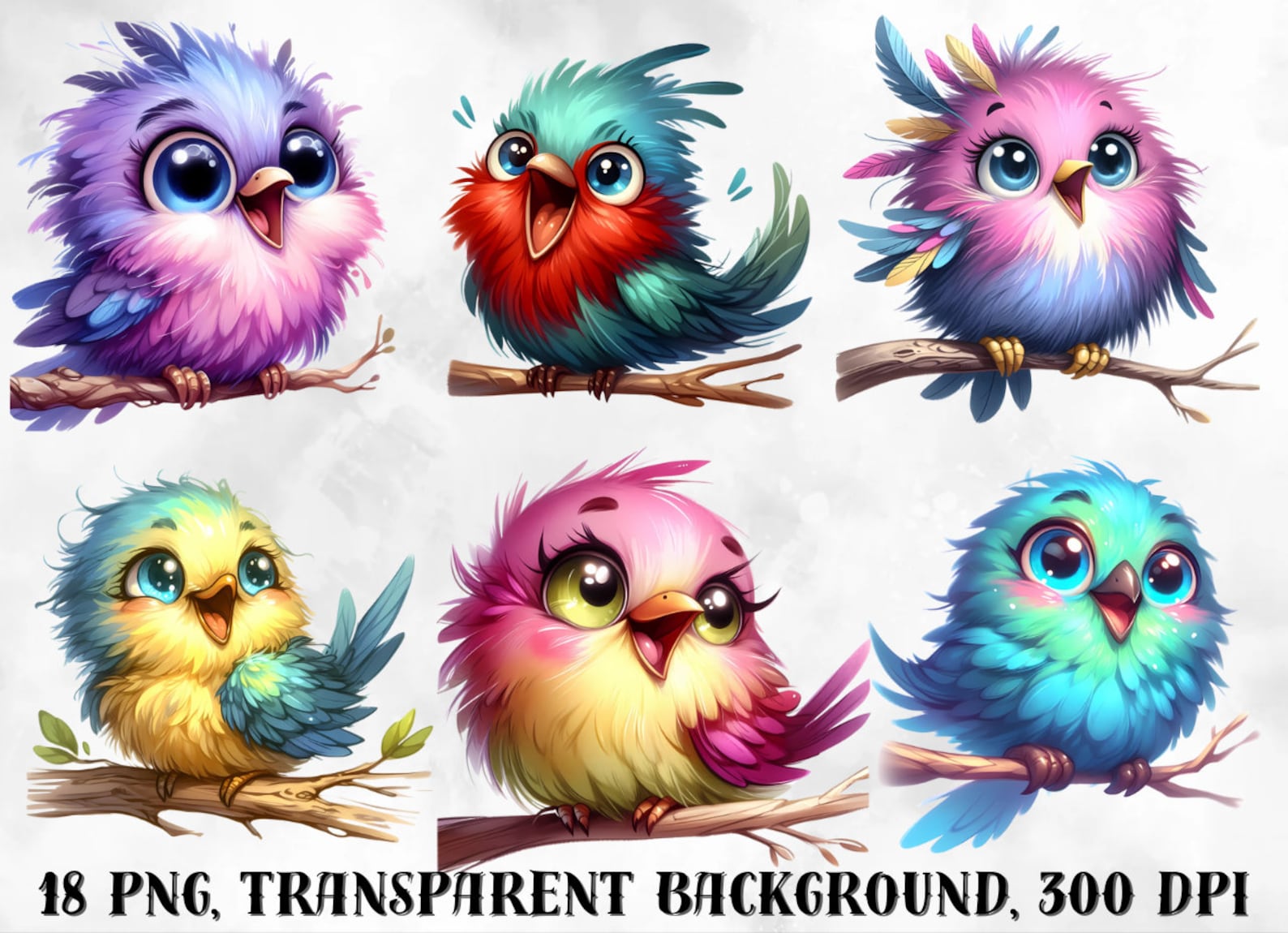 Bird Clipart, Cute Birds Clipart, Little Bird Clip Art, Bird Png ...