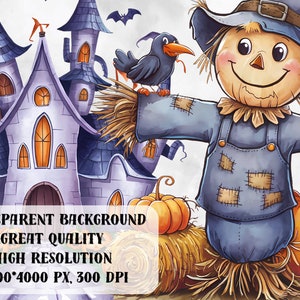 Halloween Clipart, Funny Halloween Png, Spooky Clipart, Cute Halloween ...