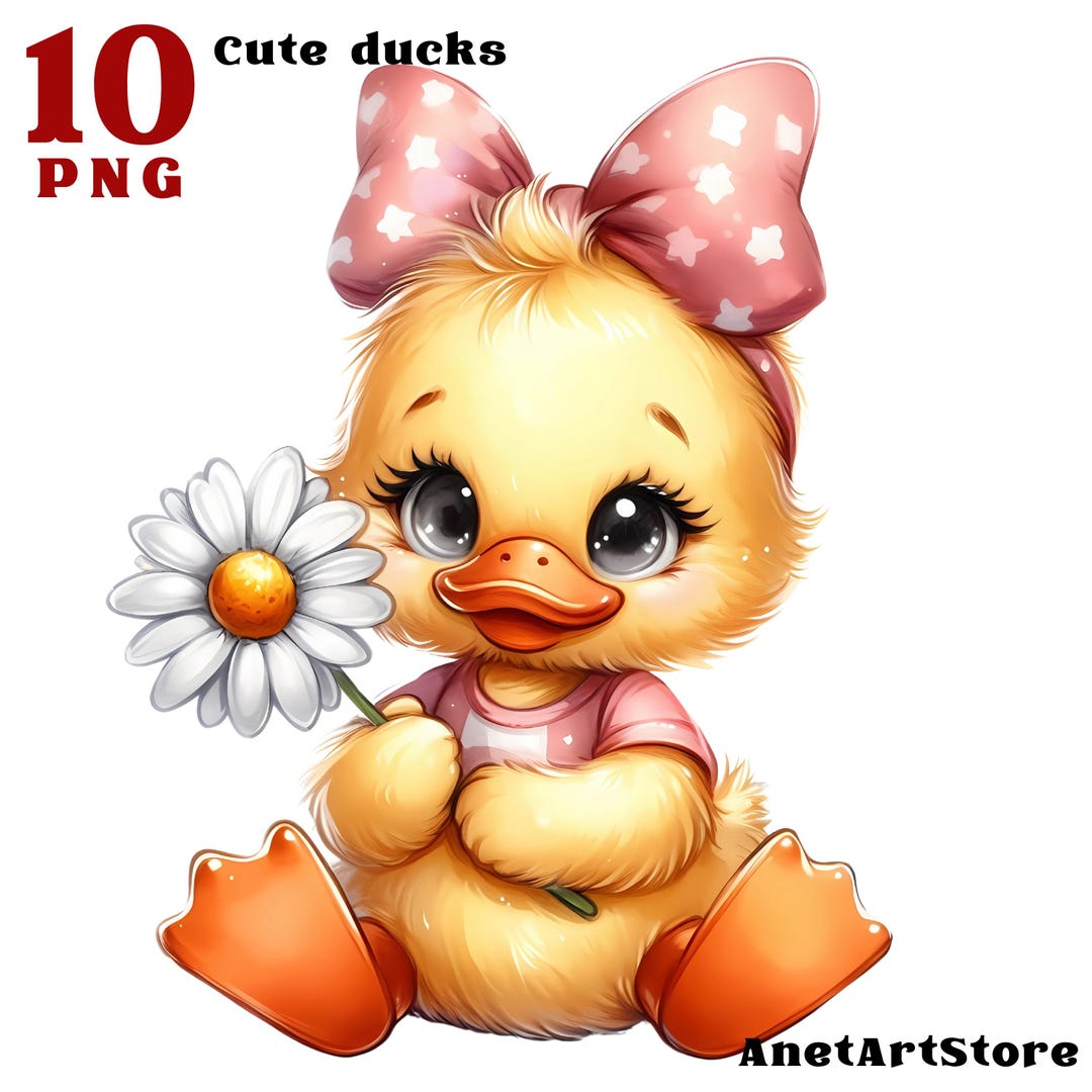 Duck Clipart Cute Ducks Png Animal Clipart Kids Clipart Nursery Clipart ...