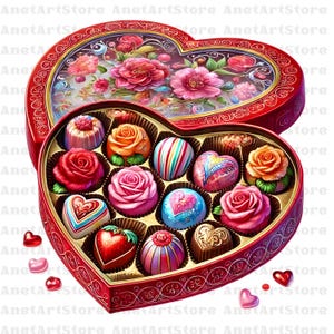 Valentine Clipart Valentine Chocolate Clipart Valentine's Day Valentine ...