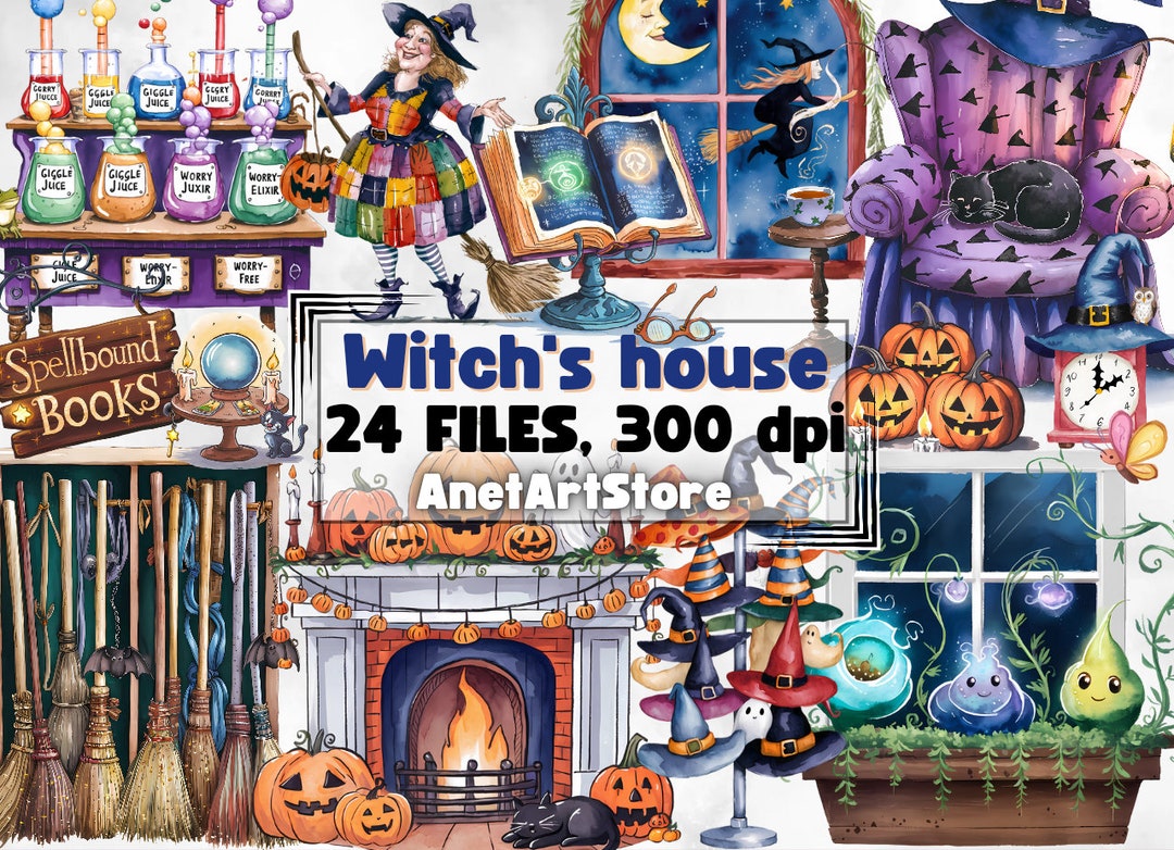 Halloween Clipart, Funny Halloween Png, Spooky Clipart, Cute Halloween ...