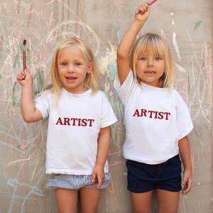 ARTIST KIDS TSHIRT, Cool Kids Shirt, Art Kids Tshirt, Artist Kids Gift ...