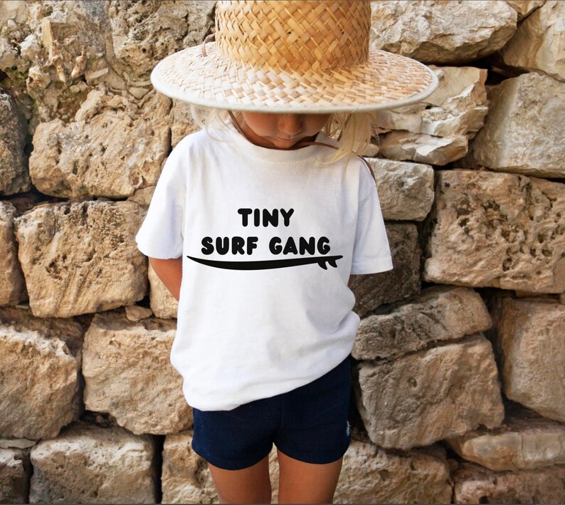 Baby SURF T-shirt, Surf Baby, Surfer Boy T-shirt, Surfer Girl, Surf ...