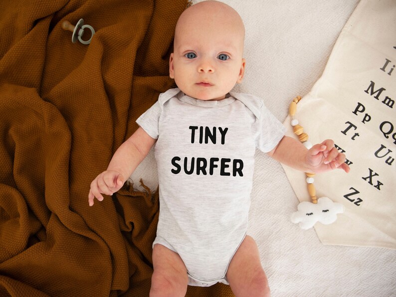 Tiny Surfer Bodysuit Surf Baby Little Surfer Onsie Surf - Etsy