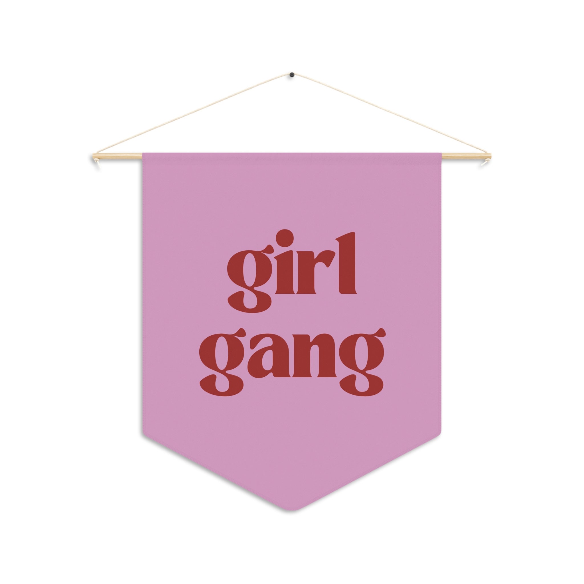 GIRL GANG Wall Banner, Kids Room Flag, Girl's Room Flag, Girls Room ...