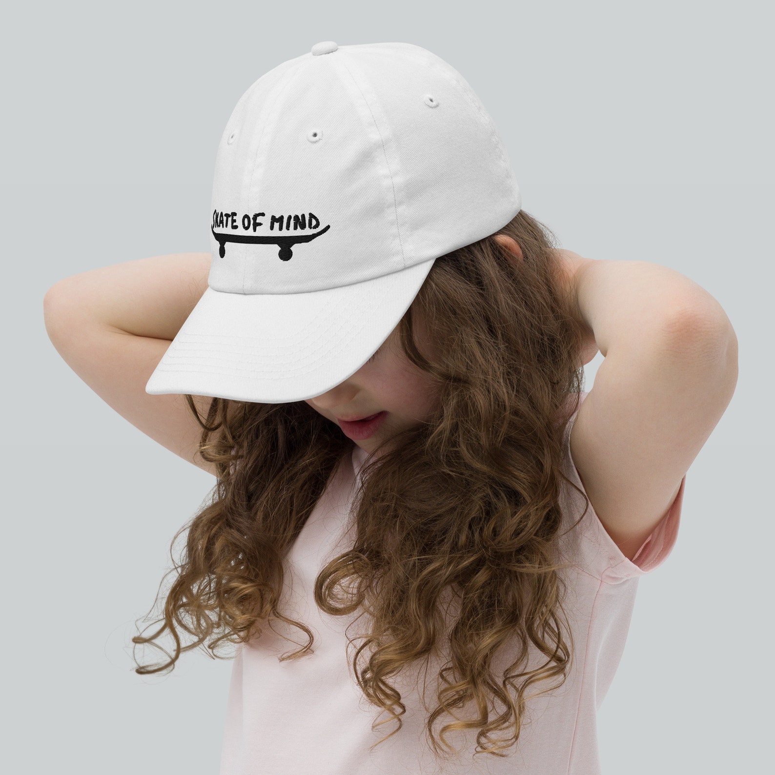 Skateboarder Kids Baseball Hat, Skater Boy Cap, Skater Girl Cap, Skater ...
