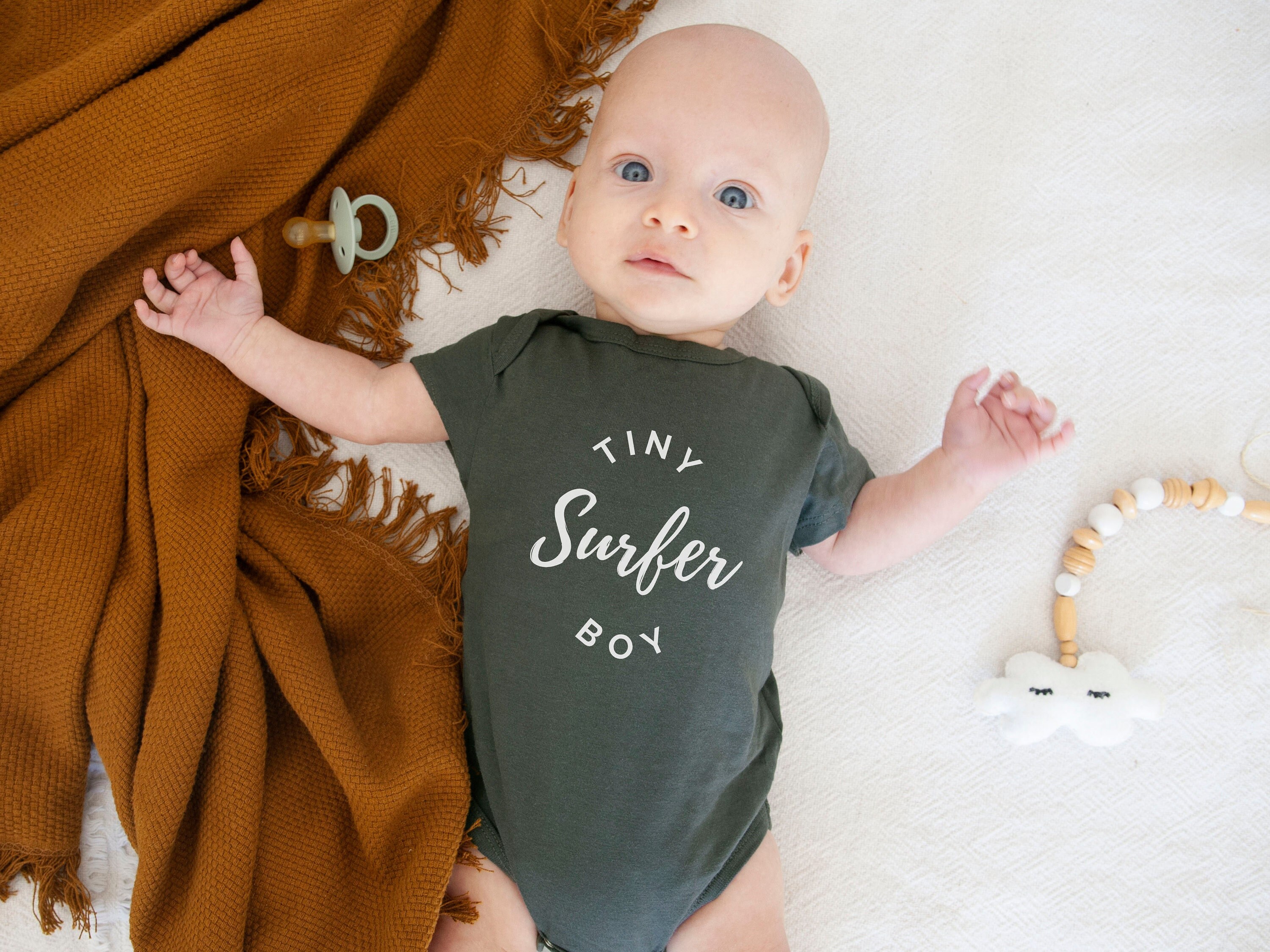 Surf Baby Onsie, Surfer Baby Bodysuit, Surfer Boy, Little Surfer Gift ...