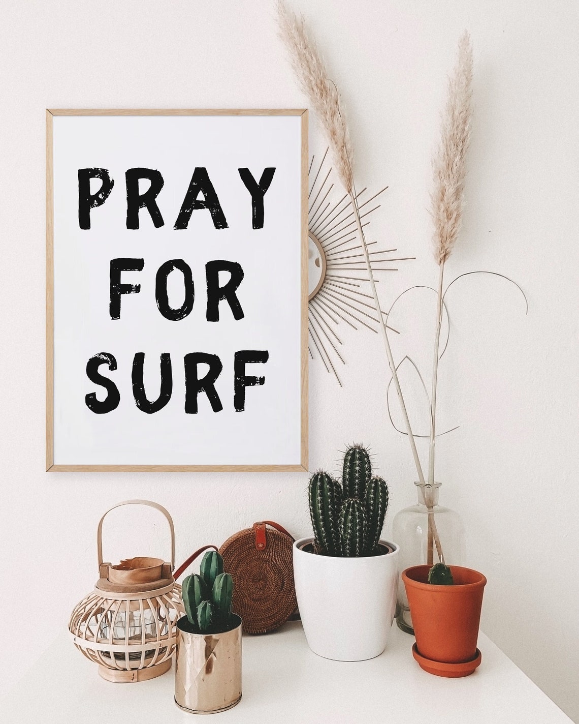 Pray for Surf Poster, Surf Wall Decor, Surf Nursery, Surf Kids Room ...