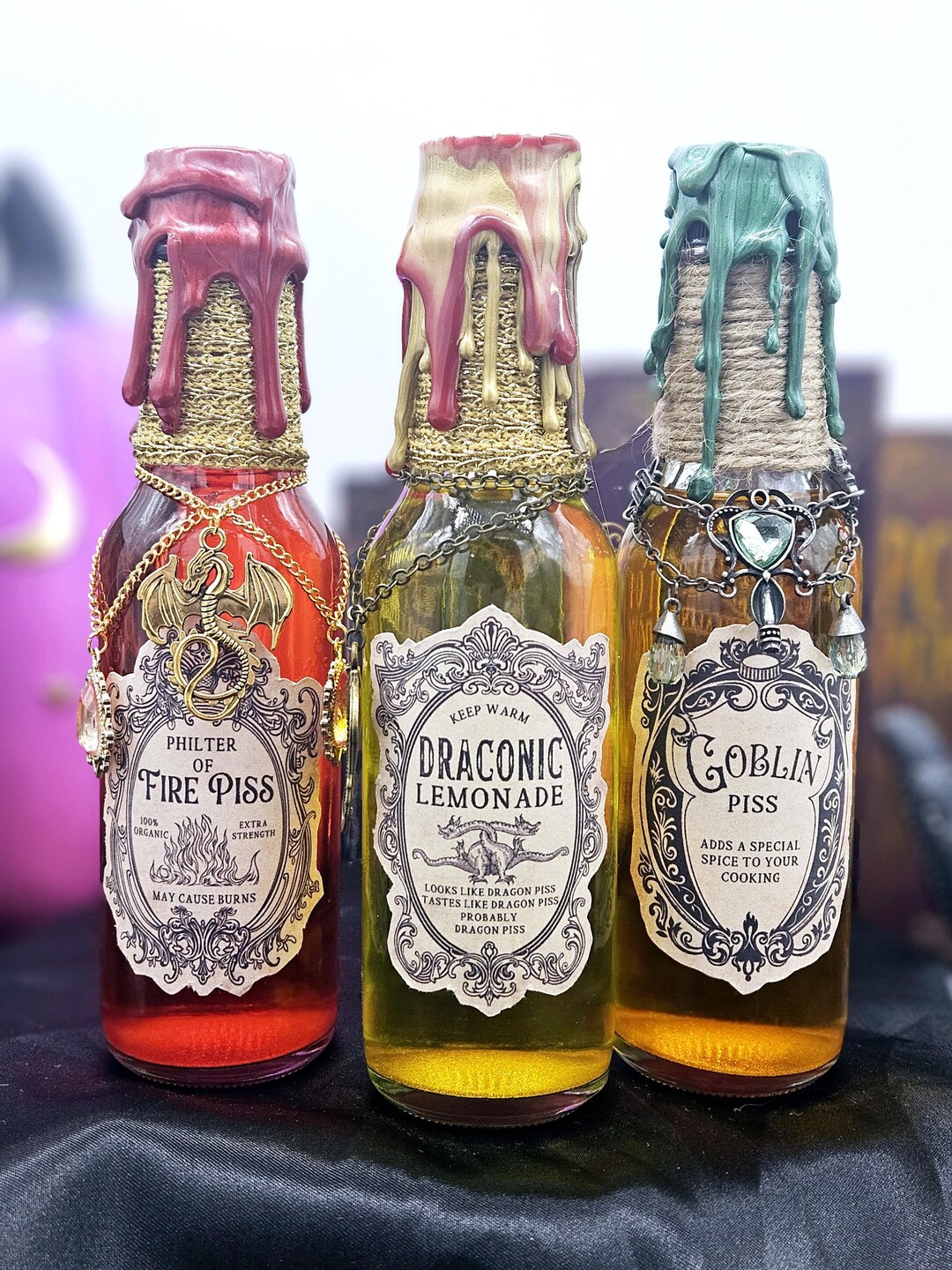 Mature Adult Dnd Joke Gag Gift Potions, Pee Themed Color Changing Glass ...