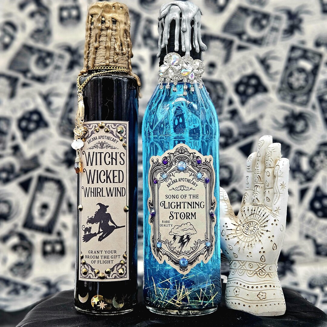 Witch's Wicked Whirlwind, Song of Lightning Storm Color Changing Glass ...