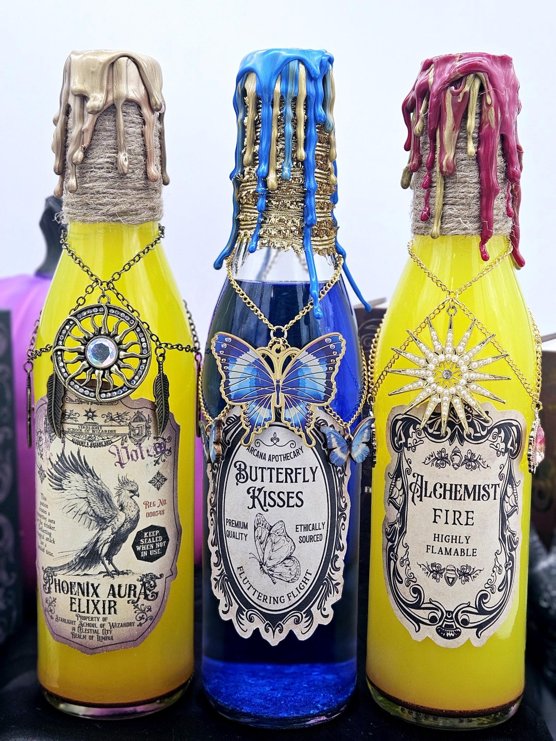 Butterfly Kisses, Phoenix Aura Elixir, Alchemist Fire, Color Changing ...