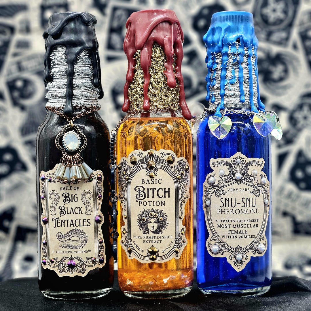 Mature Adult Dnd Joke Potion Gag Gift, Vampire, Tentacles Color ...