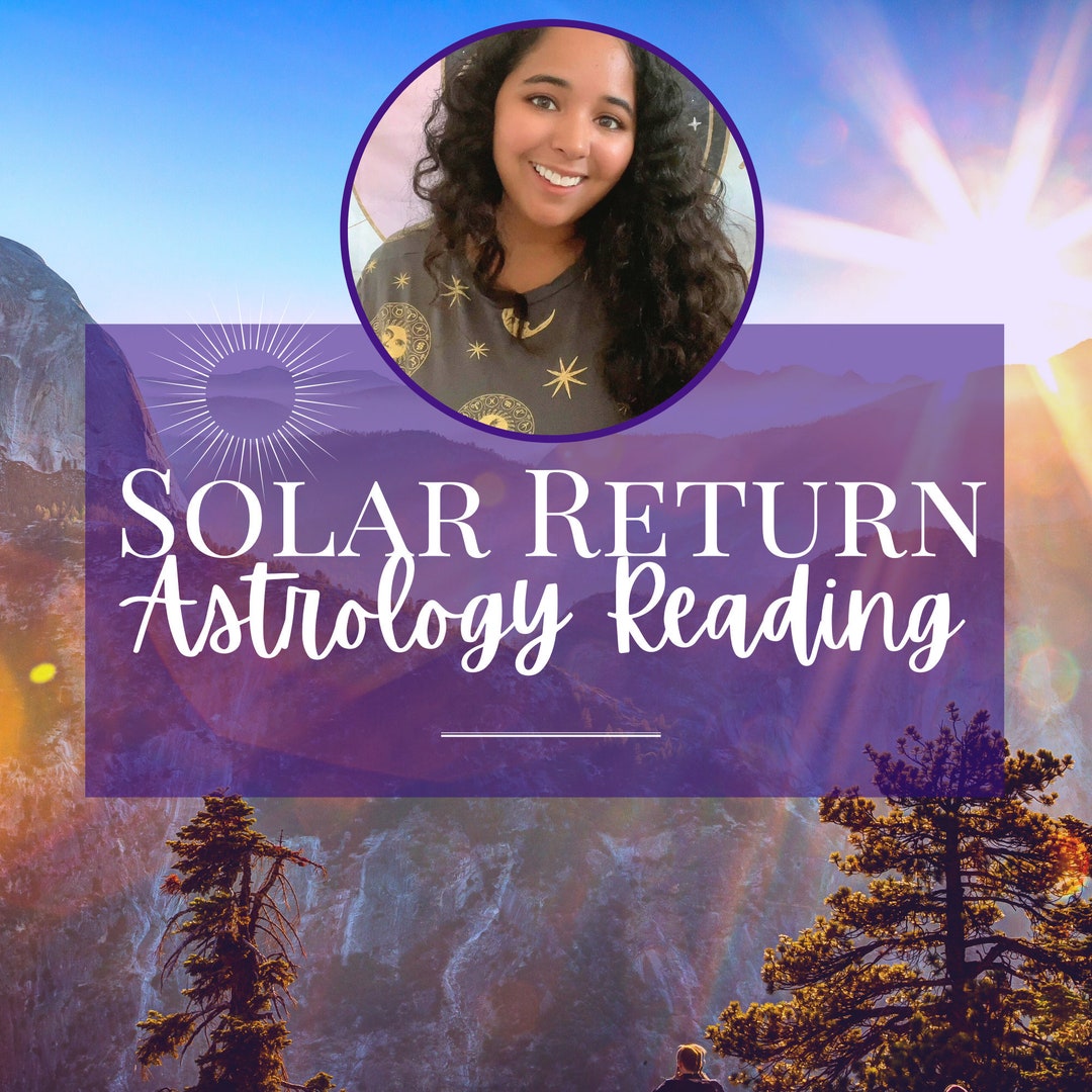 Solar Return Astrology Reading - Themes for the Year - Etsy
