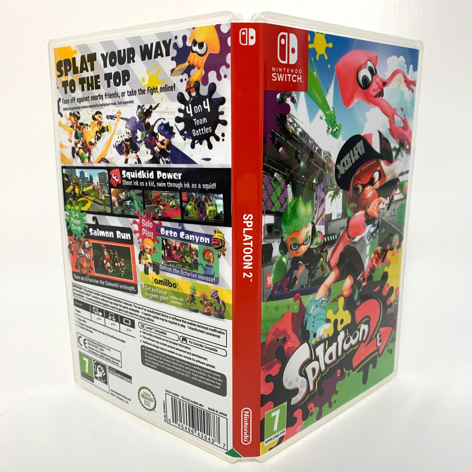 Splatoon 2 Reproduction Box Only No Game Switch Cover Art | Etsy