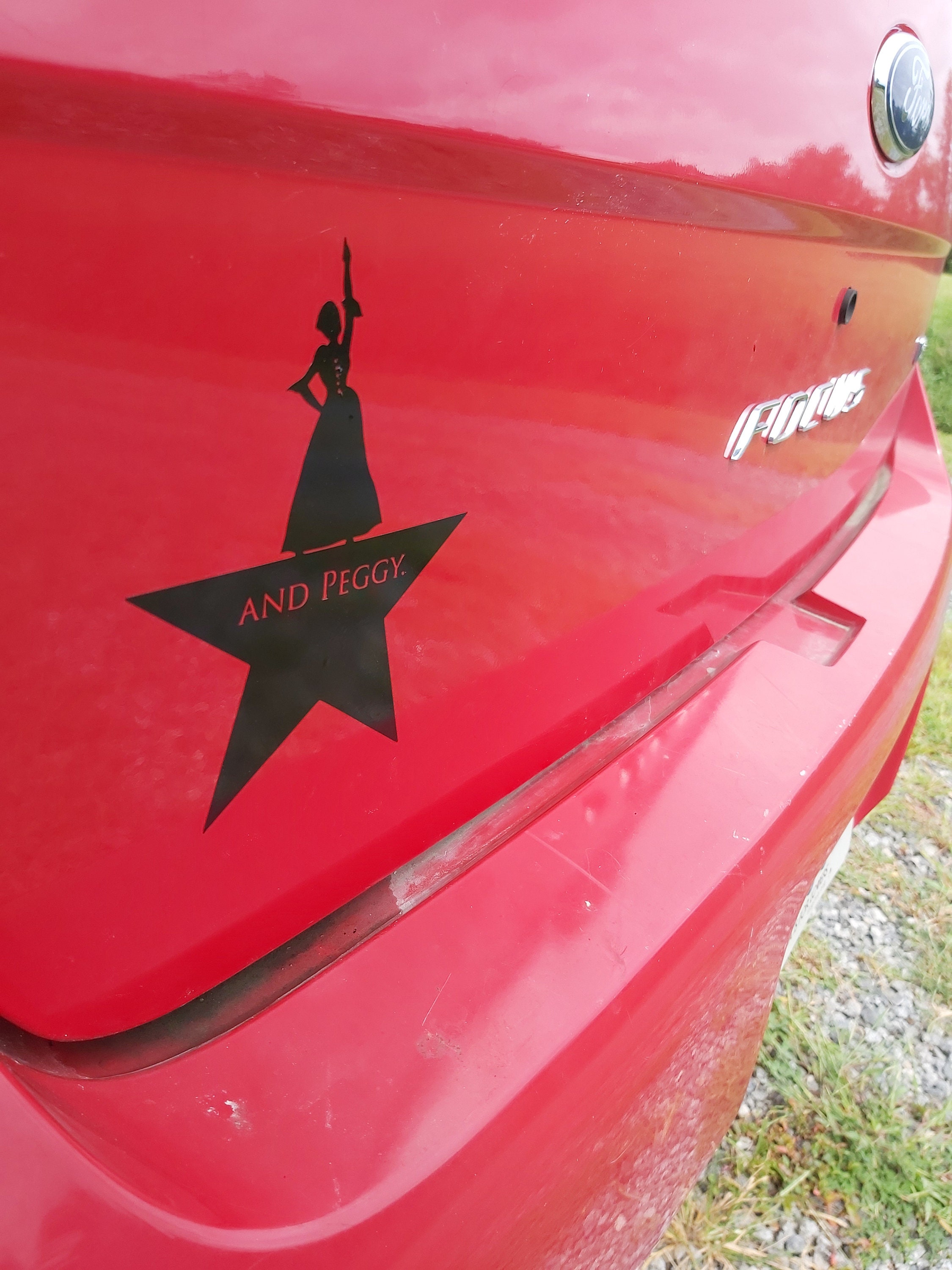 And Peggy! Hamilton Vinyl Sticker/car Decal - Etsy