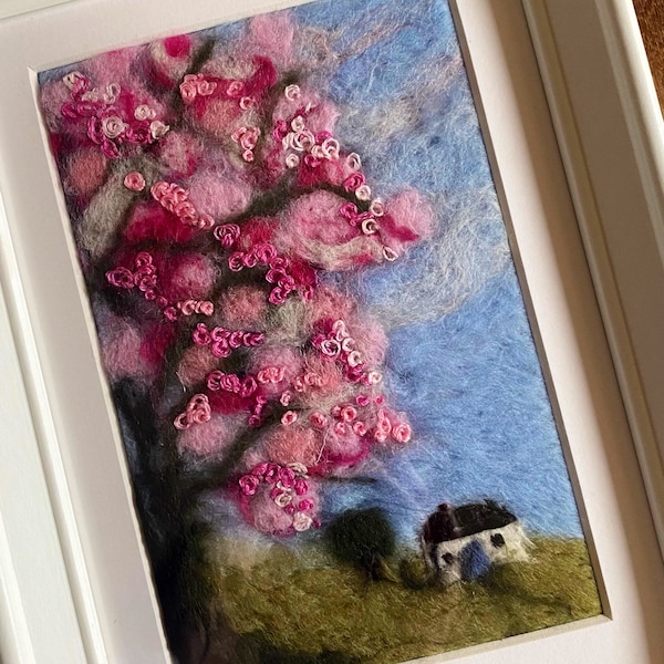 Needle Felt Painting - Etsy