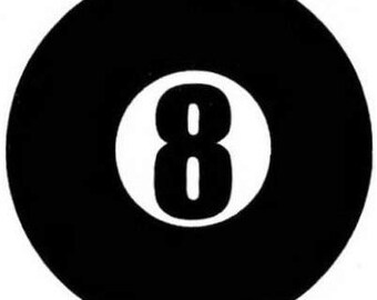8 Ball Decal | Etsy