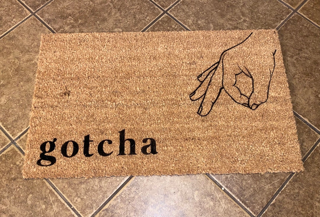 Gotcha, Circle Game, 90s Kid, 90s, Doormat, Funny Gift, Birthday Gift ...
