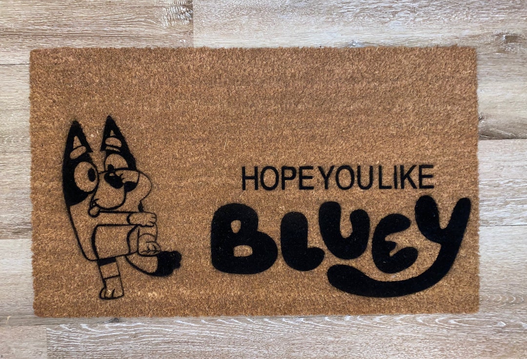 Bluey, Bingo, Bluey Show, Doormat, Welcome Mat, Farmhouse, Gift ...