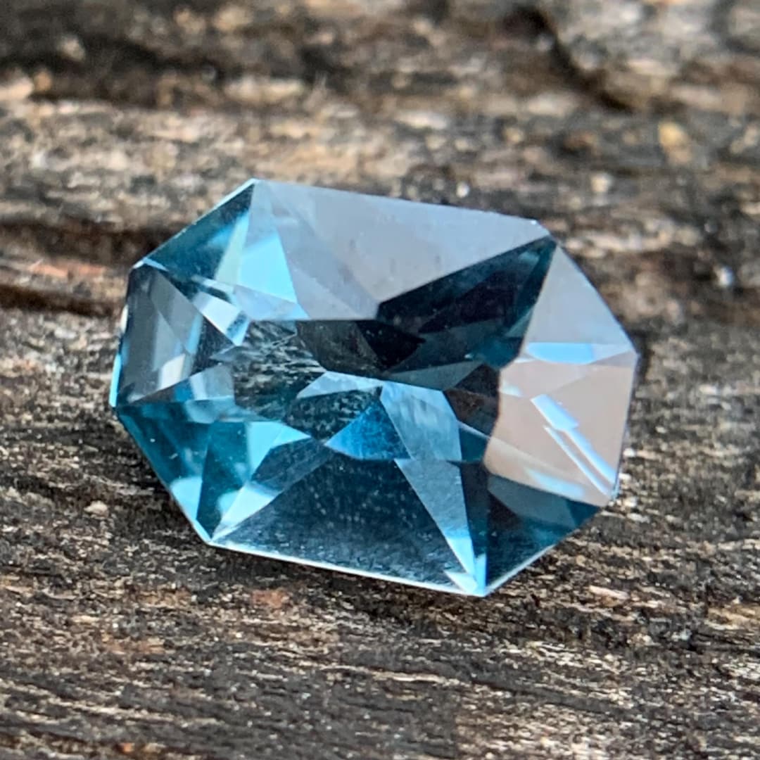 Natural London Blue Topaz 1.10 Ct | Octagonal Mixed Cut Loose Gemstone ...