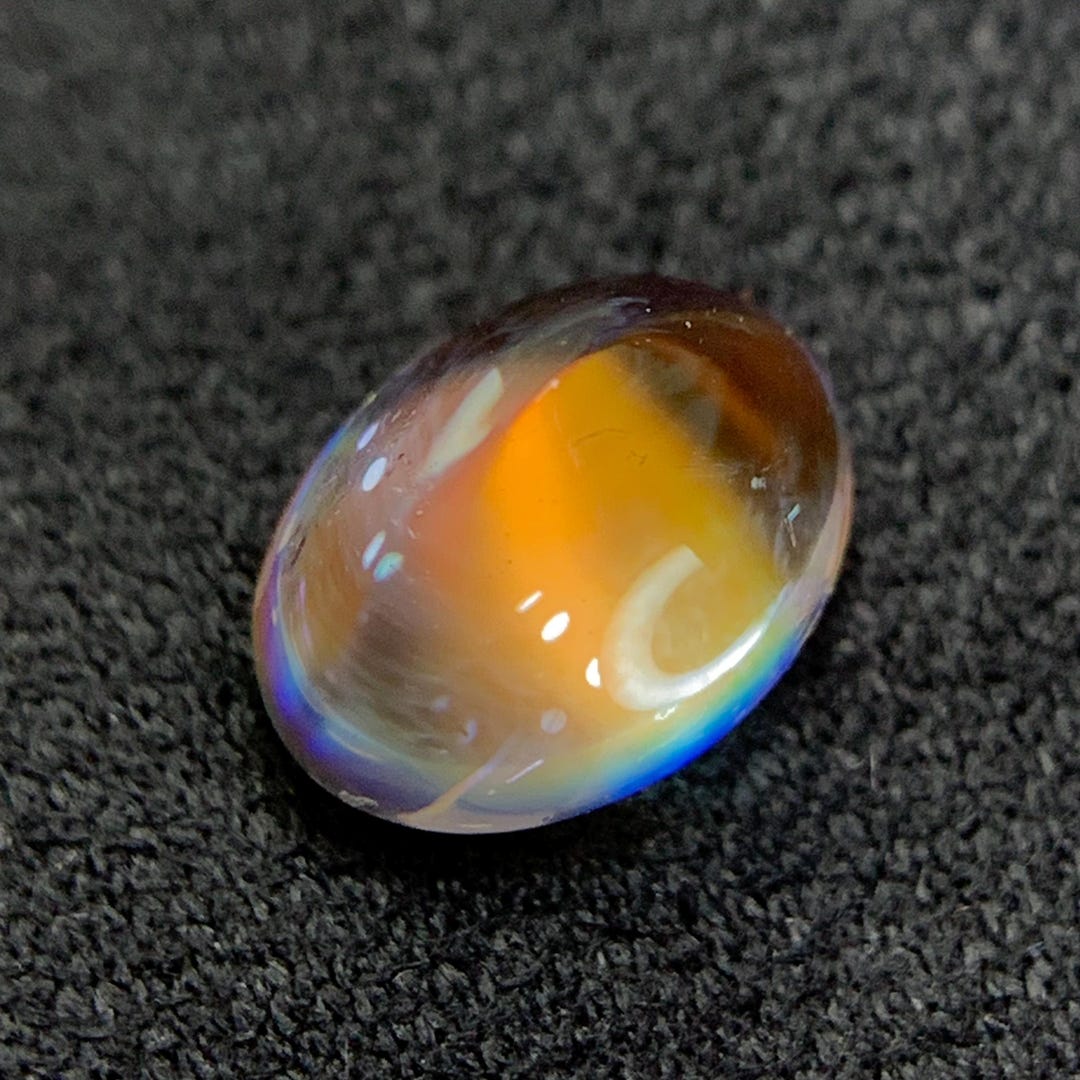 Sugarloaf Madagascar Orange Pink Fire Moonstone, Natural Moonstone ...