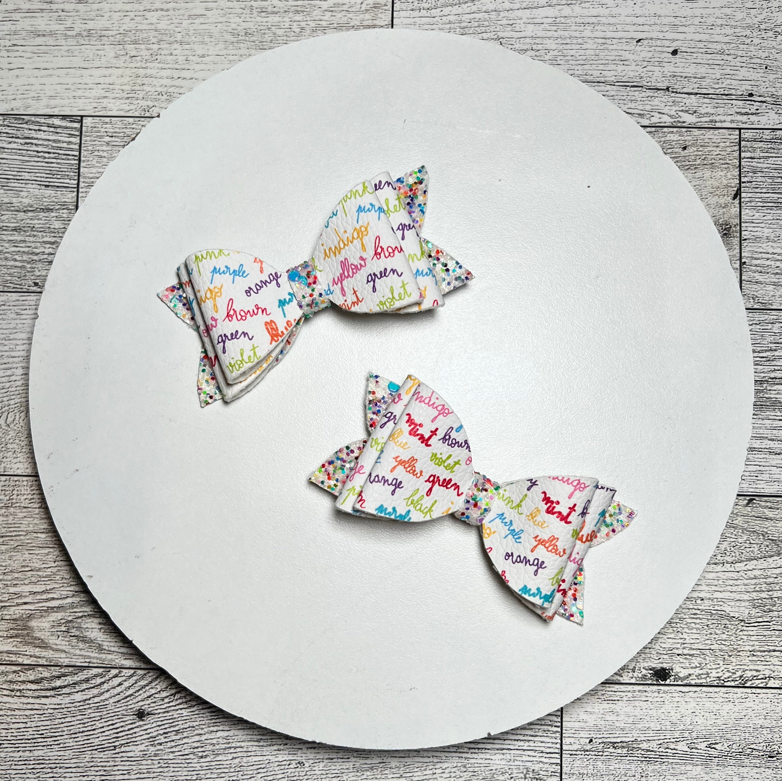 Back to School Bows, Colors, Color Names, Bows for Girls - Etsy